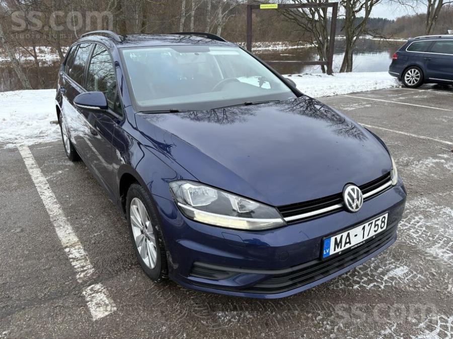 Blue Volkswagen Golf 2019 in Riga, with an engine capacity of 1.60 L and mileage of 163 thousand km for 10500 €, photo 8 on AUTOMOTO.COM.LV