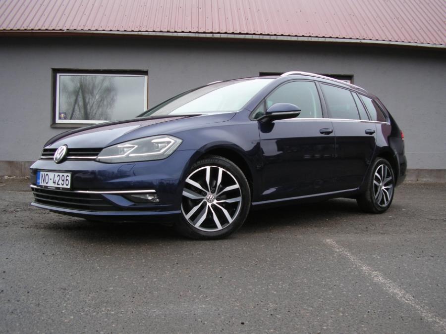 Zils Volkswagen Golf 2019 Rīga, ar dzinēja tilpumu 2.00 L un nobraukumu 178 tūkst. km par 12770 €, foto 1 vietnē AUTOMOTO.COM.LV