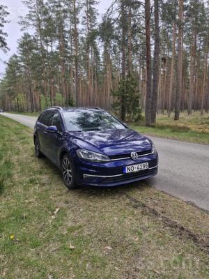 Blue Volkswagen Golf 2019 in Riga, with an engine capacity of 2.00 L and mileage of 187 thousand km for 12000 €, photo  on AUTOMOTO.COM.LV