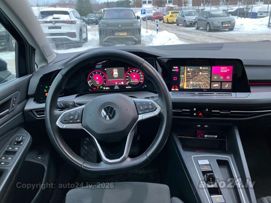 Zils Volkswagen Golf 2021 Tallina, ar dzinēja tilpumu 1.50 L un nobraukumu 76 tūkst. km par 21600 €, foto 12 vietnē AUTOMOTO.COM.LV