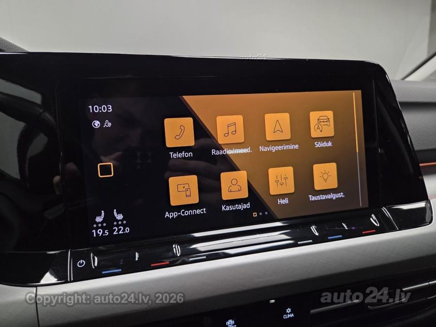 Zils Volkswagen Golf 2022 Tallina, ar dzinēja tilpumu 1.50 L un nobraukumu 78 tūkst. km par 18900 €, foto 10 vietnē AUTOMOTO.COM.LV
