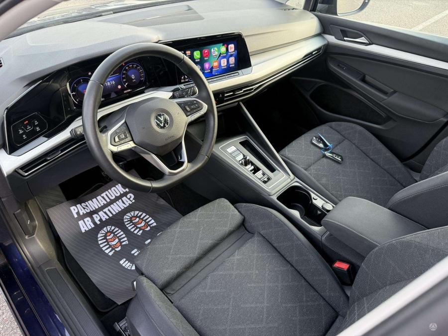 Blue Volkswagen Golf 2022 in Vilnius, with an engine capacity of 1.97 L and mileage of 206 thousand km for 13999 €, photo 24 on AUTOMOTO.COM.LV