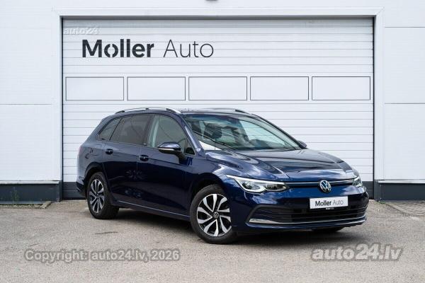 Blue Volkswagen Golf 2023 in Riga, with an engine capacity of 1.50 L and mileage of 129 thousand km for 18958 €, photo 2 on AUTOMOTO.COM.LV