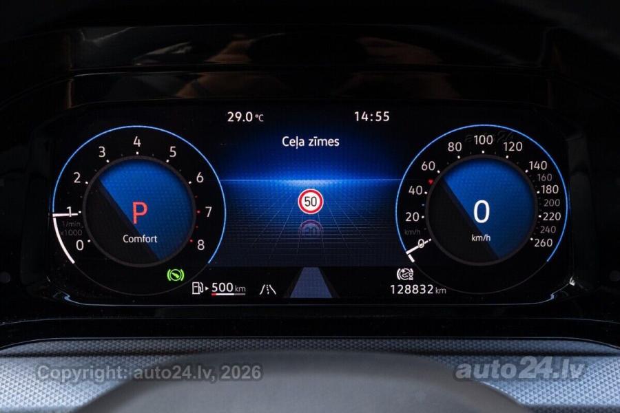 Blue Volkswagen Golf 2023 in Riga, with an engine capacity of 1.50 L and mileage of 129 thousand km for 18958 €, photo 23 on AUTOMOTO.COM.LV