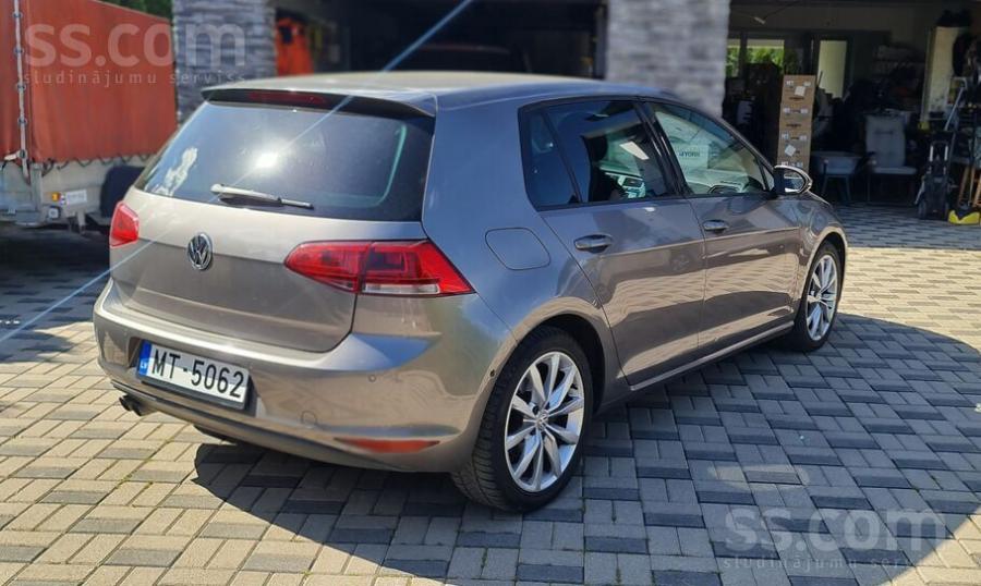 Brūns Volkswagen Golf 2014 Rīga, ar dzinēja tilpumu 2.00 L un nobraukumu 185 tūkst. km par 7990 €, foto 2 vietnē AUTOMOTO.COM.LV
