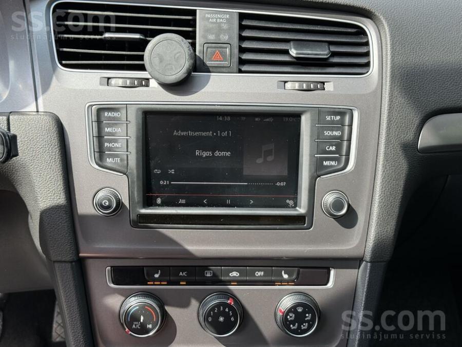 Brūns Volkswagen Golf 2016 Ogre, ar dzinēja tilpumu 1.60 L un nobraukumu 381 tūkst. km par 3500 €, foto 19 vietnē AUTOMOTO.COM.LV