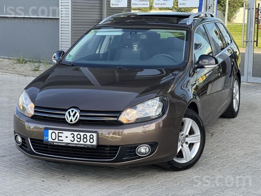 Brown Volkswagen Golf 2012 in Jekabpils, with an engine capacity of 1.60 L and mileage of 288 thousand km for 5890 €, photo 1 on AUTOMOTO.COM.LV