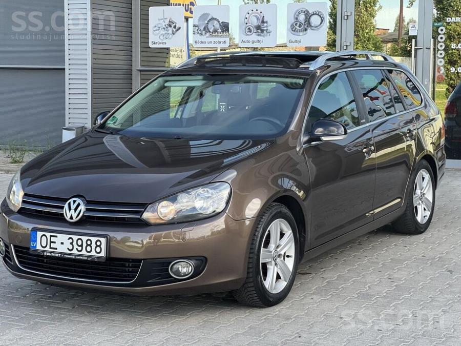 Brown Volkswagen Golf 2012 in Jekabpils, with an engine capacity of 1.60 L and mileage of 288 thousand km for 5890 €, photo 3 on AUTOMOTO.COM.LV