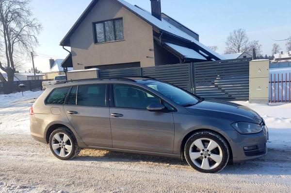 Brown Volkswagen Golf 2014 in Kedainiai, with an engine capacity of 1.97 L and mileage of 300 thousand km for 5950 €, photo 2 on AUTOMOTO.COM.LV