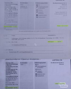 Brown Volkswagen Golf 2015 in Kaunas, with an engine capacity of 2.00 L and mileage of 165 thousand km for 9500 €, photo 9 on AUTOMOTO.COM.LV