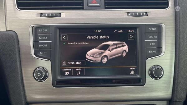 Brown Volkswagen Golf 2015 in Marijampole, with an engine capacity of 1.40 L and mileage of 318 thousand km for 6200 €, photo 5 on AUTOMOTO.COM.LV
