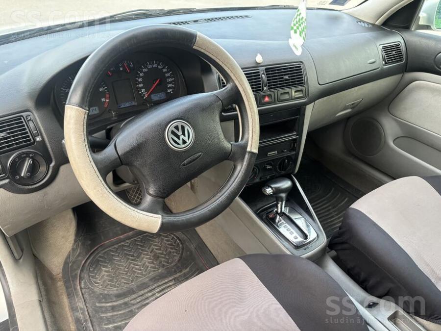 Volkswagen Golf 1999 in Jelgava, with an engine capacity of 1.60 L and mileage of 140 thousand km for 849 €, photo 7 on AUTOMOTO.COM.LV