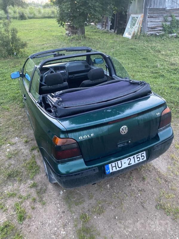 Green Volkswagen Golf 1998 in Ludza, with an engine capacity of 1.60 L and mileage of 250 thousand km for 1000 €, photo 1 on AUTOMOTO.COM.LV