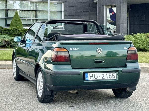 Green Volkswagen Golf 1998 in Riga, with an engine capacity of 1.60 L and mileage of 191 thousand km for 1490 €, photo 7 on AUTOMOTO.COM.LV