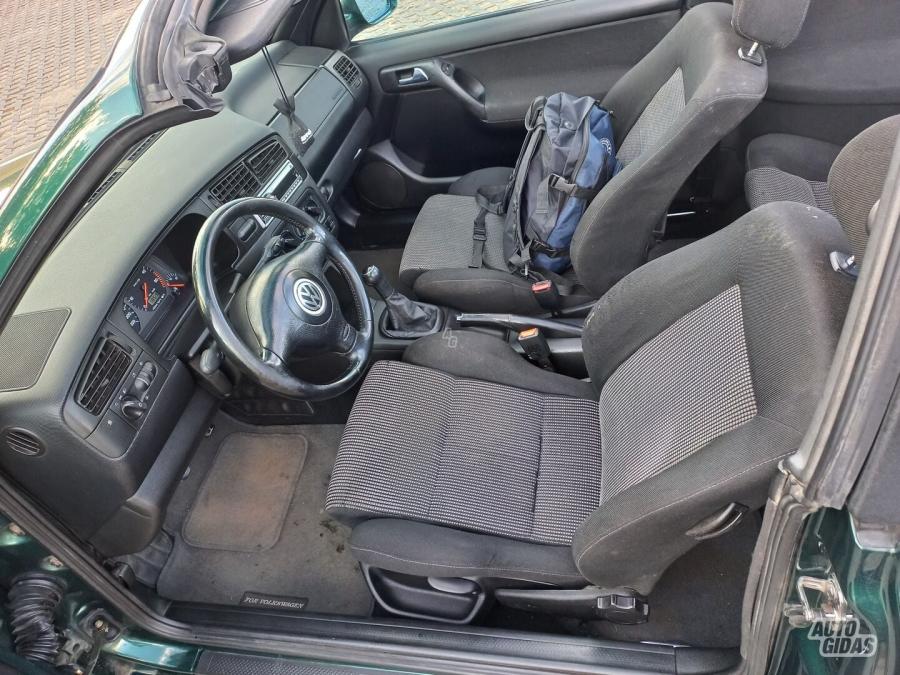 Green Volkswagen Golf 1999 in Zarasai, with an engine capacity of 1.90 L and mileage of 0 thousand km for 1900 €, photo 5 on AUTOMOTO.COM.LV