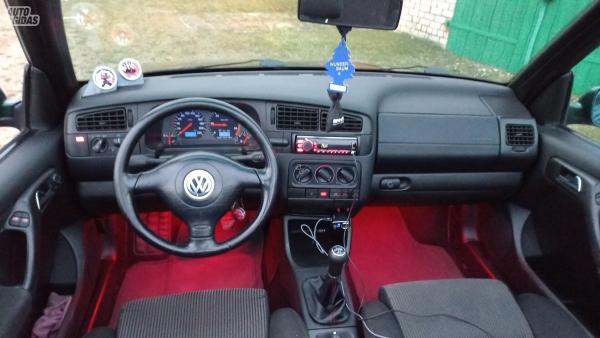 Green Volkswagen Golf 1999 in Zarasai, with an engine capacity of 1.90 L and mileage of 0 thousand km for 1900 €, photo 10 on AUTOMOTO.COM.LV