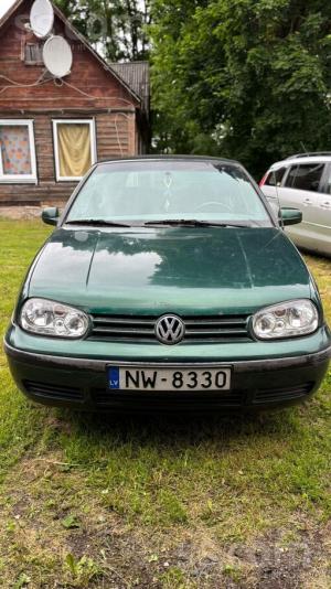 Green Volkswagen Golf 2000 in Jekabpils, with an engine capacity of 1.80 L and mileage of 317 thousand km for 1500 €, photo  on AUTOMOTO.COM.LV