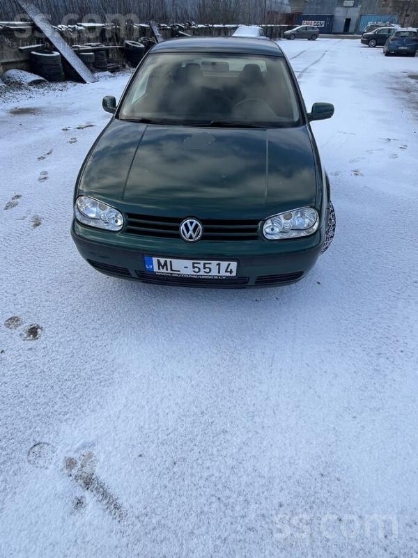 Zaļš Volkswagen Golf 1999 Rīga, ar dzinēja tilpumu 1.90 L un nobraukumu 344 tūkst. km par 1000 €, foto 1 vietnē AUTOMOTO.COM.LV