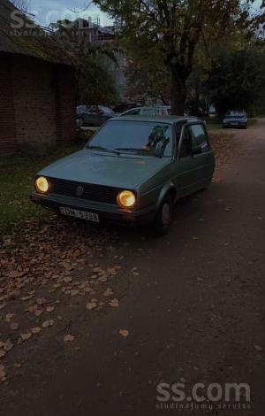Green Volkswagen Golf 1986 in Riga, with an engine capacity of 1.30 L and mileage of 274 thousand km for 1050 €, photo  on AUTOMOTO.COM.LV