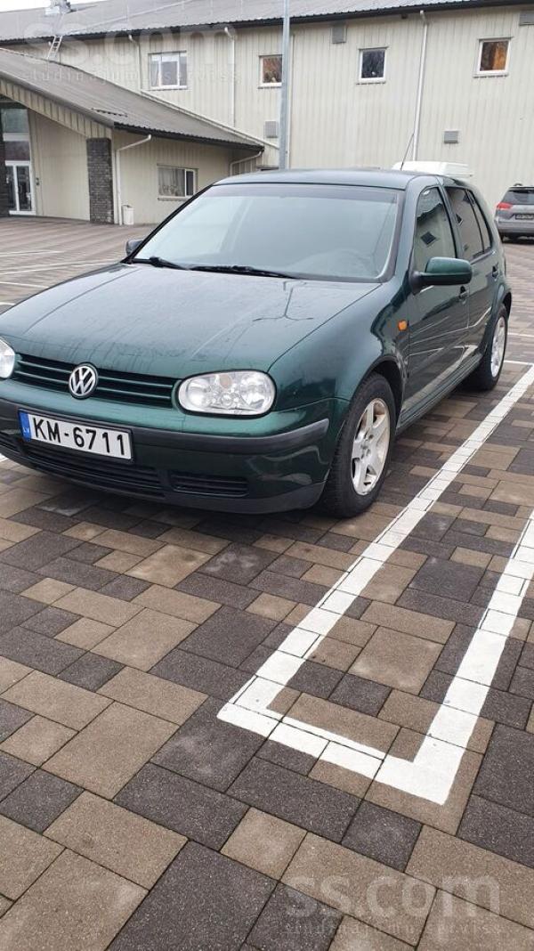 Zaļš Volkswagen Golf 1998 Rīga, ar dzinēja tilpumu 1.60 L un nobraukumu 310 tūkst. km par 1350 €, foto 4 vietnē AUTOMOTO.COM.LV