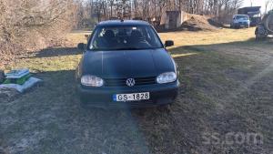 Green Volkswagen Golf 1998 in Dobele, with an engine capacity of 1.40 L and mileage of 254 thousand km for 1000 €, photo  on AUTOMOTO.COM.LV