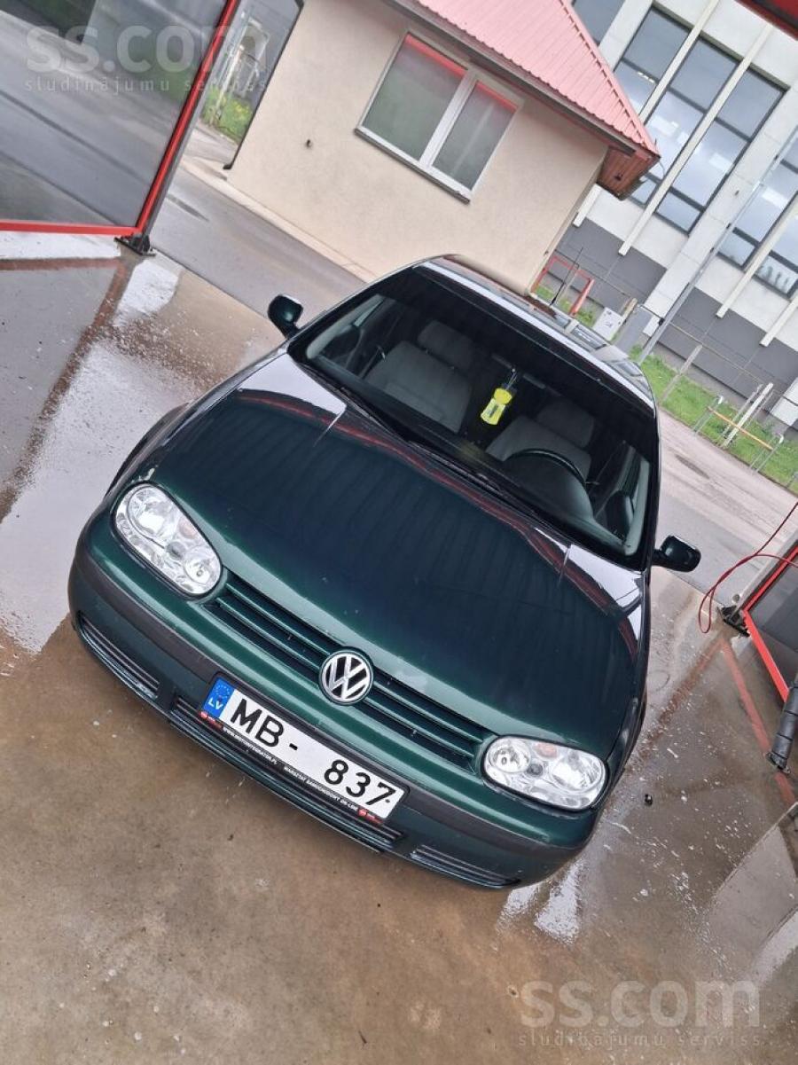 Green Volkswagen Golf 1998 in Rezekne, with an engine capacity of 1.90 L and mileage of 0 thousand km for 1100 €, photo 1 on AUTOMOTO.COM.LV