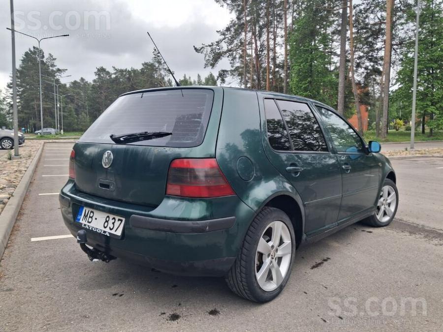 Green Volkswagen Golf 1998 in Rezekne, with an engine capacity of 1.90 L and mileage of 0 thousand km for 1100 €, photo 10 on AUTOMOTO.COM.LV
