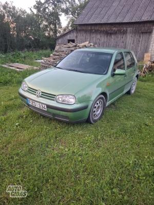Green Volkswagen Golf 1998 in Sakiai, with an engine capacity of 1.90 L and mileage of 30 thousand km for 450 €, photo  on AUTOMOTO.COM.LV