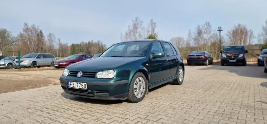 Zaļš Volkswagen Golf 1998 Valmiera, ar dzinēja tilpumu 1.40 L un nobraukumu 291 tūkst. km par 950 €, foto 7 vietnē AUTOMOTO.COM.LV