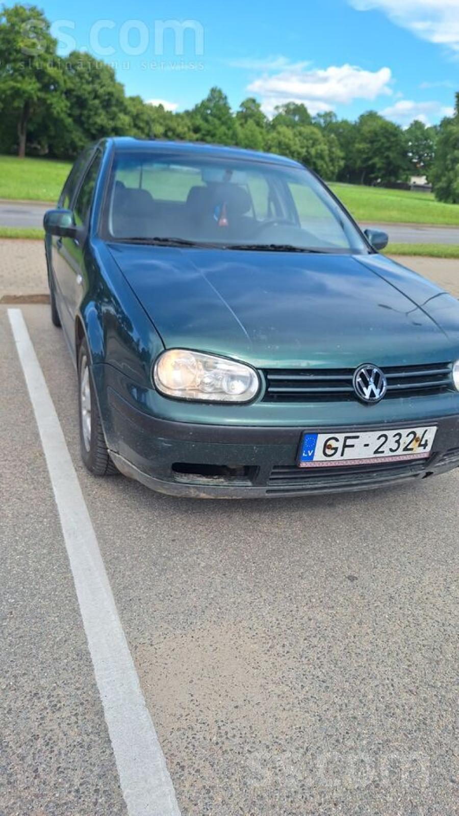Zaļš Volkswagen Golf 1998 Cēsis, ar dzinēja tilpumu 1.90 L un nobraukumu 368 tūkst. km par 1250 €, foto 1 vietnē AUTOMOTO.COM.LV