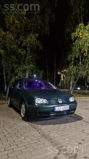 Green Volkswagen Golf 1998 in Riga, with an engine capacity of 1.90 L and mileage of 254 thousand km for 1700 €, photo 1 on AUTOMOTO.COM.LV