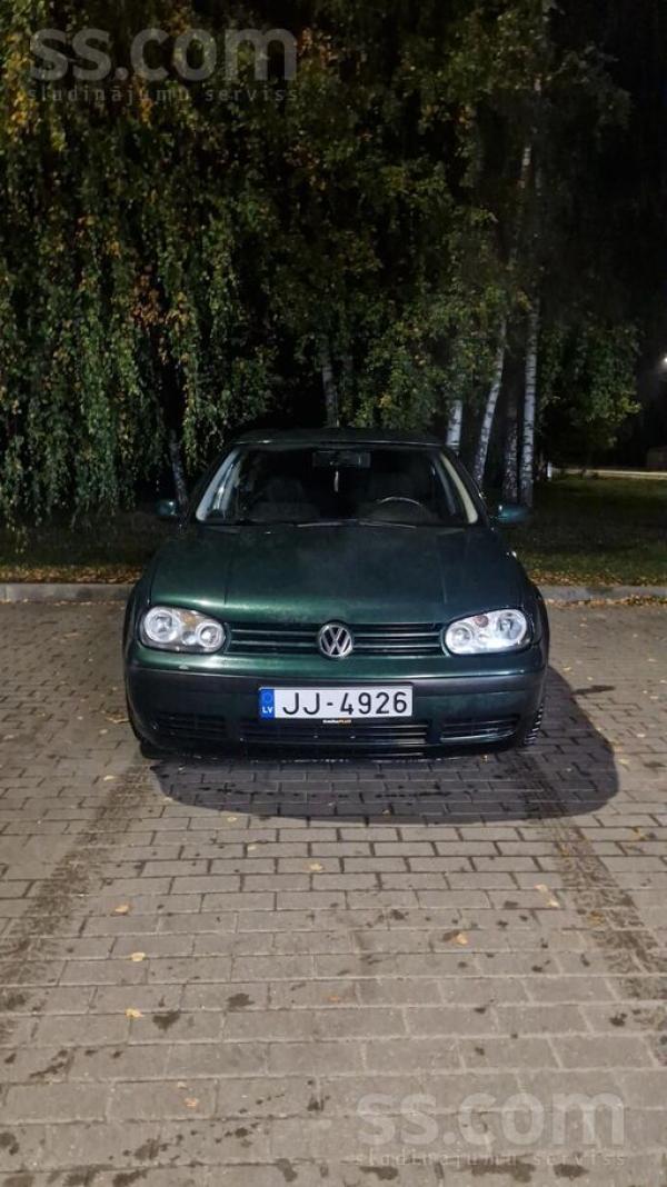 Green Volkswagen Golf 1998 in Riga, with an engine capacity of 1.90 L and mileage of 254 thousand km for 1700 €, photo 3 on AUTOMOTO.COM.LV