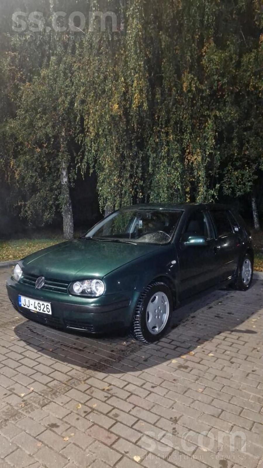Green Volkswagen Golf 1998 in Riga, with an engine capacity of 1.90 L and mileage of 254 thousand km for 1700 €, photo 4 on AUTOMOTO.COM.LV