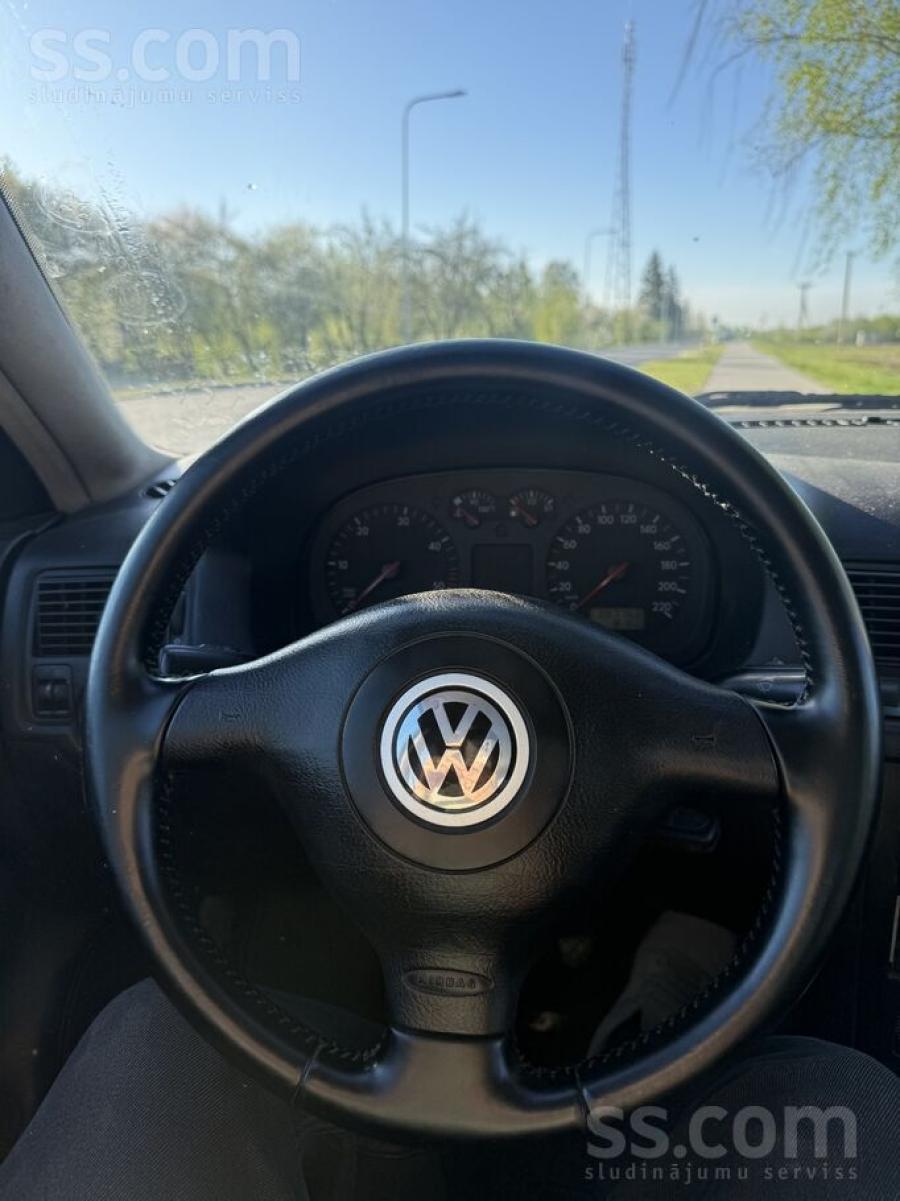 Green Volkswagen Golf 1999 in Jelgava, with an engine capacity of 1.90 L and mileage of 398 thousand km for 1200 €, photo 7 on AUTOMOTO.COM.LV