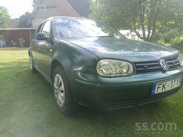 Zaļš Volkswagen Golf 1999 Gulbene, ar dzinēja tilpumu 1.60 L un nobraukumu 232 tūkst. km par 280 €, foto 2 vietnē AUTOMOTO.COM.LV