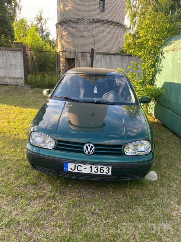 Green Volkswagen Golf 1999 in Riga, with an engine capacity of 1.90 L and mileage of 0 thousand km for 500 €, photo 7 on AUTOMOTO.COM.LV