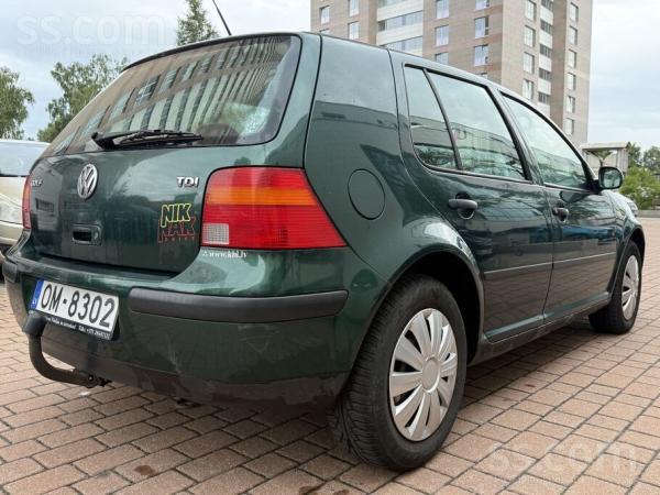 Green Volkswagen Golf 1999 in Riga, with an engine capacity of 1.90 L and mileage of 0 thousand km for 2300 €, photo 5 on AUTOMOTO.COM.LV