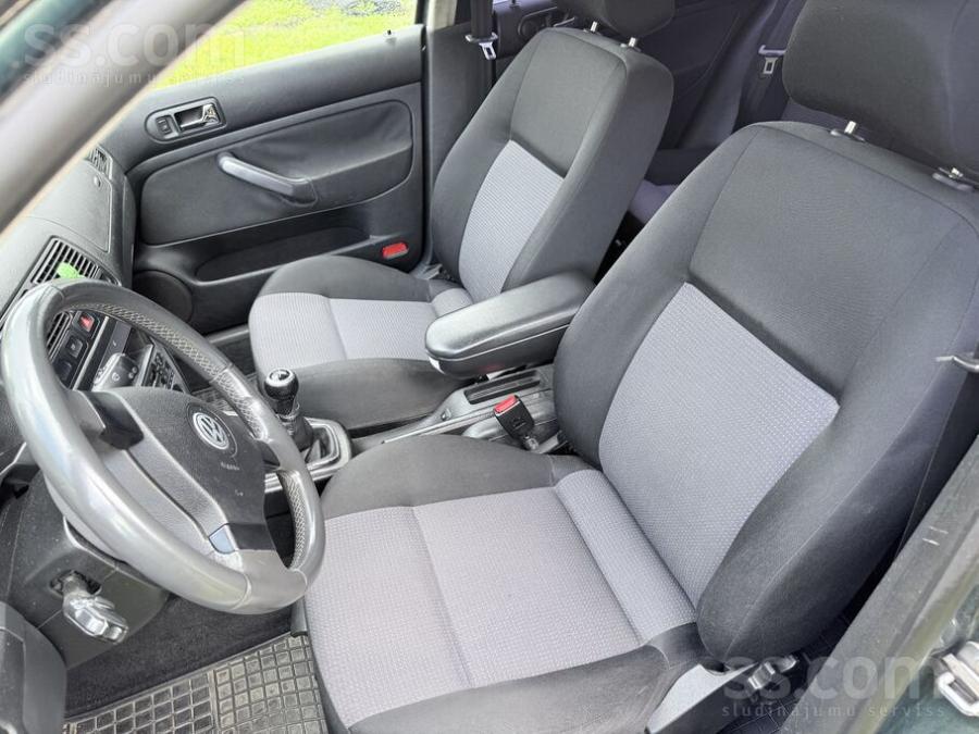 Green Volkswagen Golf 2000 in Riga, with an engine capacity of 1.90 L and mileage of 329 thousand km for 2250 €, photo 9 on AUTOMOTO.COM.LV