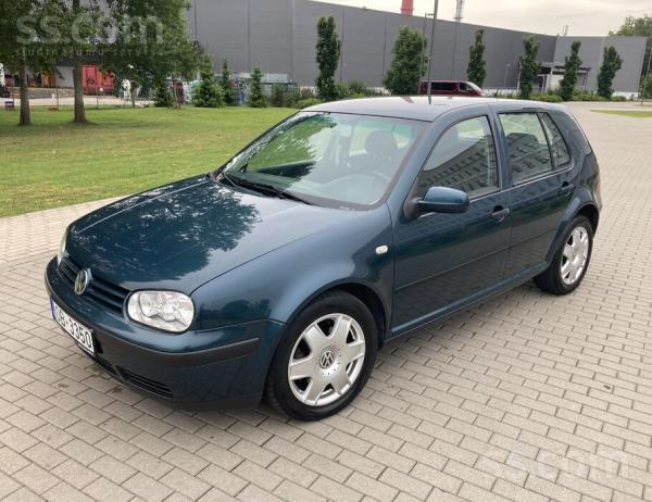 Green Volkswagen Golf 2001 in Riga, with an engine capacity of 1.90 L and mileage of 315 thousand km for 2450 €, photo 1 on AUTOMOTO.COM.LV