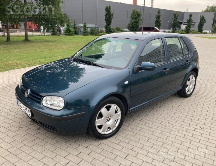 Green Volkswagen Golf 2001 in Riga, with an engine capacity of 1.90 L and mileage of 315 thousand km for 2450 €, photo 1 on AUTOMOTO.COM.LV