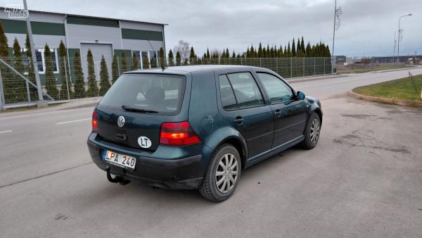 Green Volkswagen Golf 2001 in Mazeikiai, with an engine capacity of 1.90 L and mileage of 341 thousand km for 1250 €, photo 2 on AUTOMOTO.COM.LV