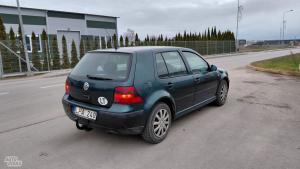 Green Volkswagen Golf 2001 in Mazeikiai, with an engine capacity of 1.90 L and mileage of 342 thousand km for 1250 €, photo 7 on AUTOMOTO.COM.LV