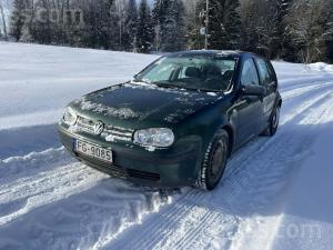 Zaļš Volkswagen Golf 2001 Rēzekne, ar dzinēja tilpumu 1.40 L un nobraukumu 223 tūkst. km par 650 €, foto  vietnē AUTOMOTO.COM.LV