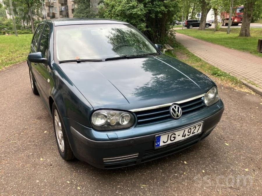 Зеленый Фольксваген Гольф 2001 в Елгава, объемом двигателя 1.90 л и пробегом 371 тыс. км за 1450 €, фото 1 на AUTOMOTO.COM.LV