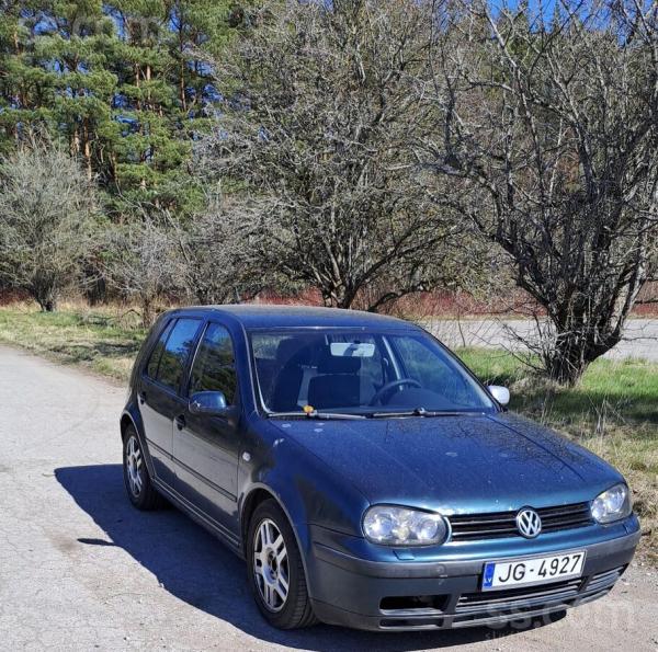 Green Volkswagen Golf 2001 in Jurmala, with an engine capacity of 1.90 L and mileage of 370 thousand km for 1000 €, photo 2 on AUTOMOTO.COM.LV