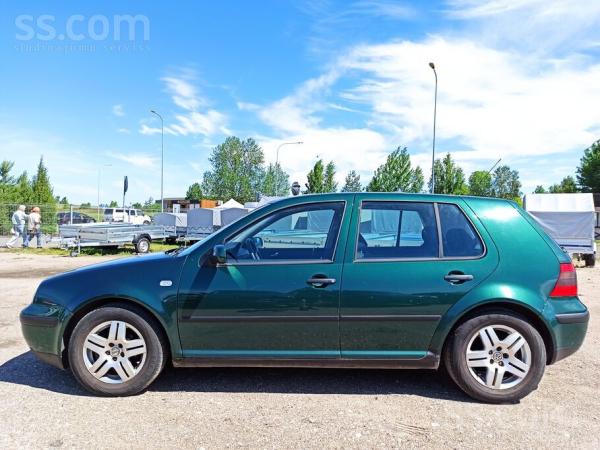 Green Volkswagen Golf 2001 in Daugavpils, with an engine capacity of 1.40 L and mileage of 0 thousand km for 1150 €, photo 8 on AUTOMOTO.COM.LV
