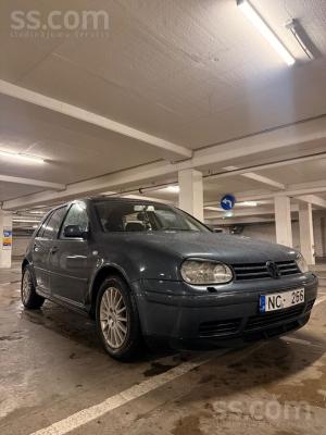 Green Volkswagen Golf 2001 in Liepaja, with an engine capacity of 1.90 L and mileage of 400 thousand km for 900 €, photo  on AUTOMOTO.COM.LV