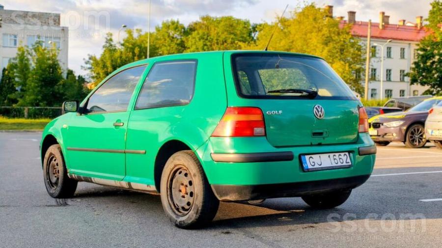 Зеленый Фольксваген Гольф 2001 в Рига, объемом двигателя 1.90 л и пробегом 391 тыс. км за 1700 €, фото 6 на AUTOMOTO.COM.LV