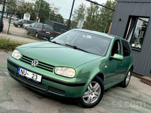Zaļš Volkswagen Golf 2002 Rīga, ar dzinēja tilpumu 1.90 L un nobraukumu 230 tūkst. km par 2990 €, foto  vietnē AUTOMOTO.COM.LV