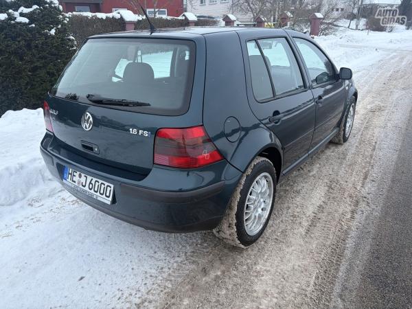 Green Volkswagen Golf 2003 in Lazdijai, with an engine capacity of 1.60 L and mileage of 188 thousand km for 2150 €, photo 4 on AUTOMOTO.COM.LV
